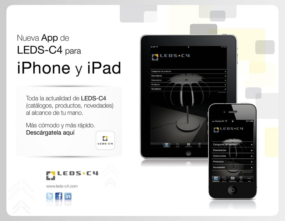 App Leds-C4 para iPad y iPhone - Navasola